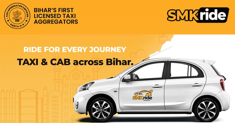 Bihar Most Trusted Car Rental & Taxi Booking App - SMK Ride